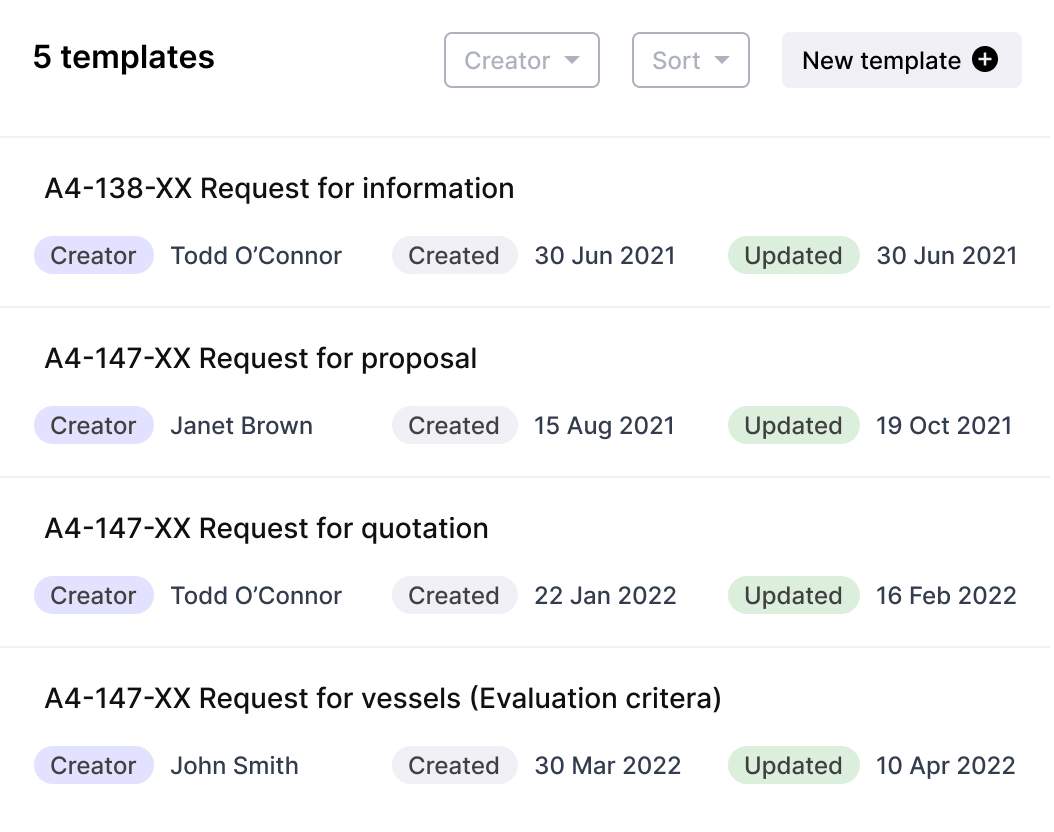 RFx Procurement Software | DeepStream